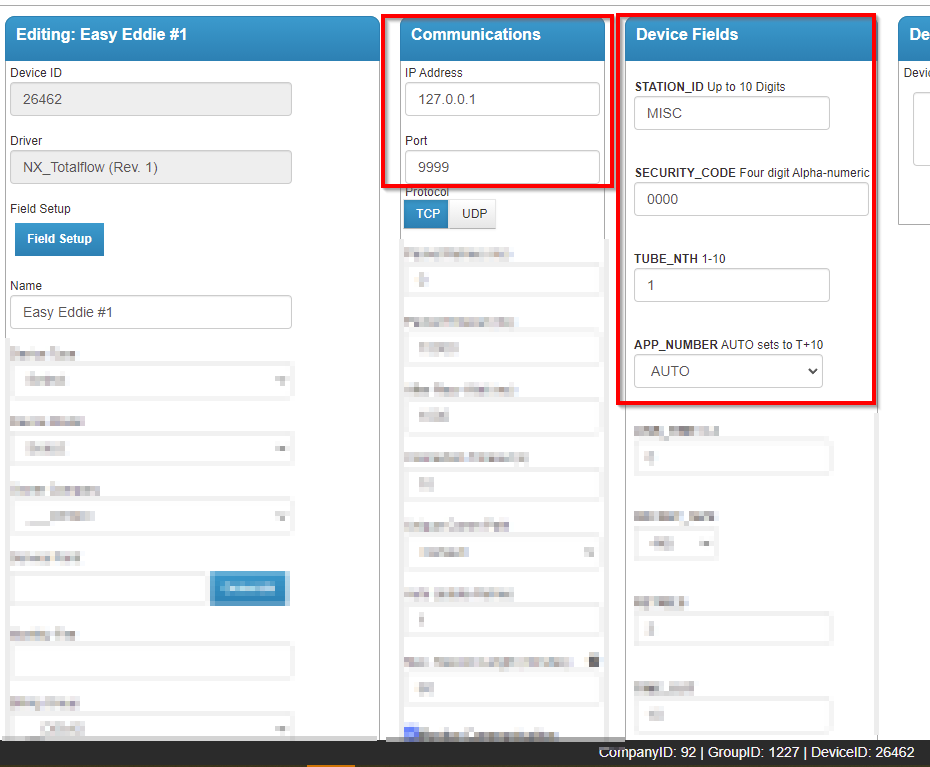 New Device Setup – zdSCADA